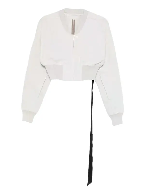 Rick Owens Zip-up Bomber Jacket - Neutrals