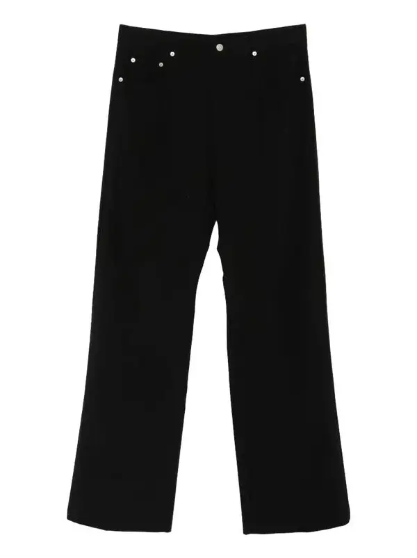Rick Owens Geth Button-fastening Trousers - Black