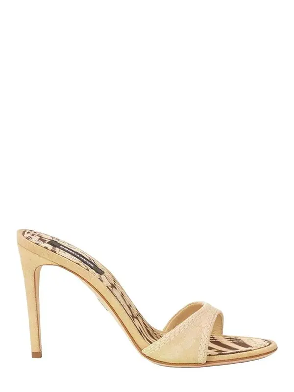 Dsquared2 Braided Reptile Print Stiletto Heel Shoes - Neutrals