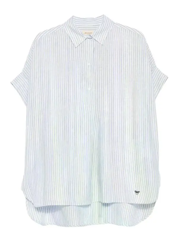 Max Mara Verve Striped Shirt - Blue