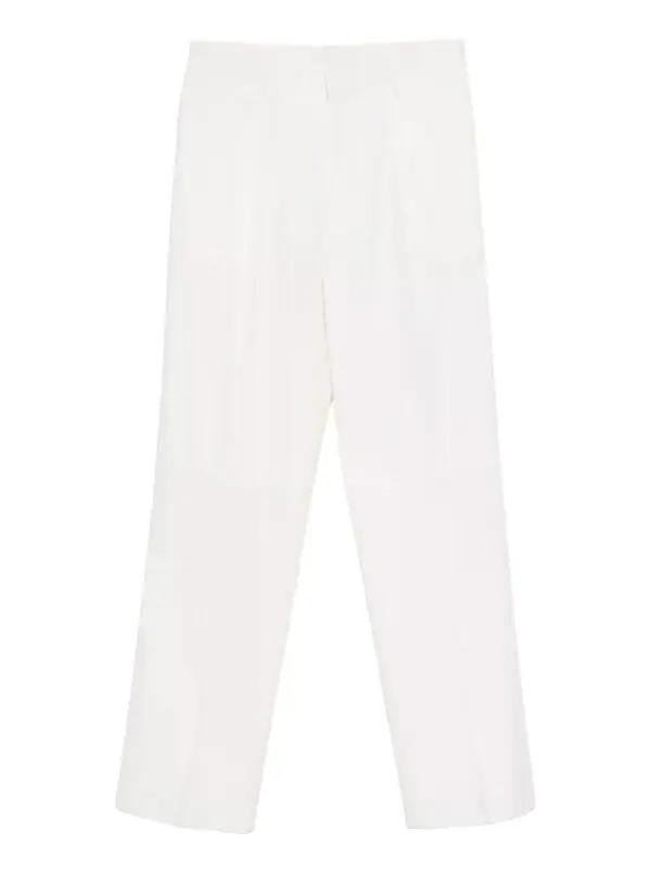 LARDINI Pleated Trousers - White