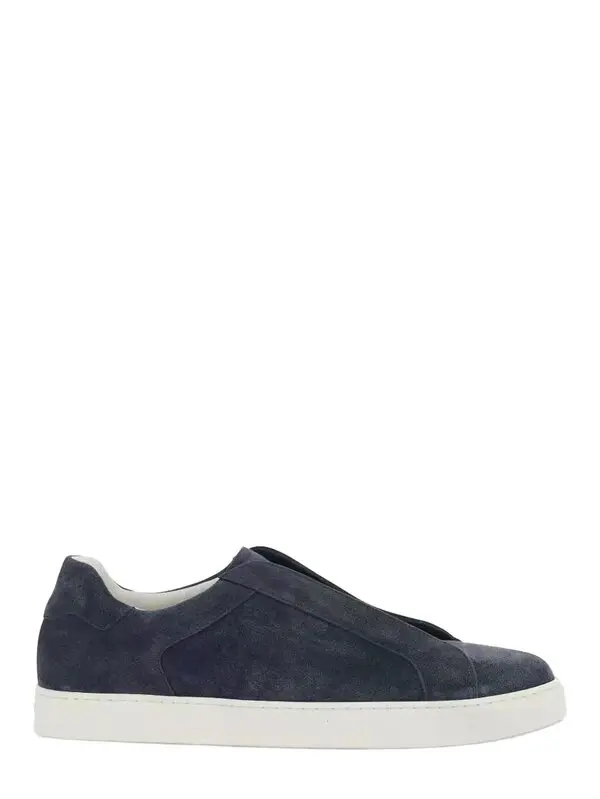 DOUCAL'S Leather Sneakers - Blue