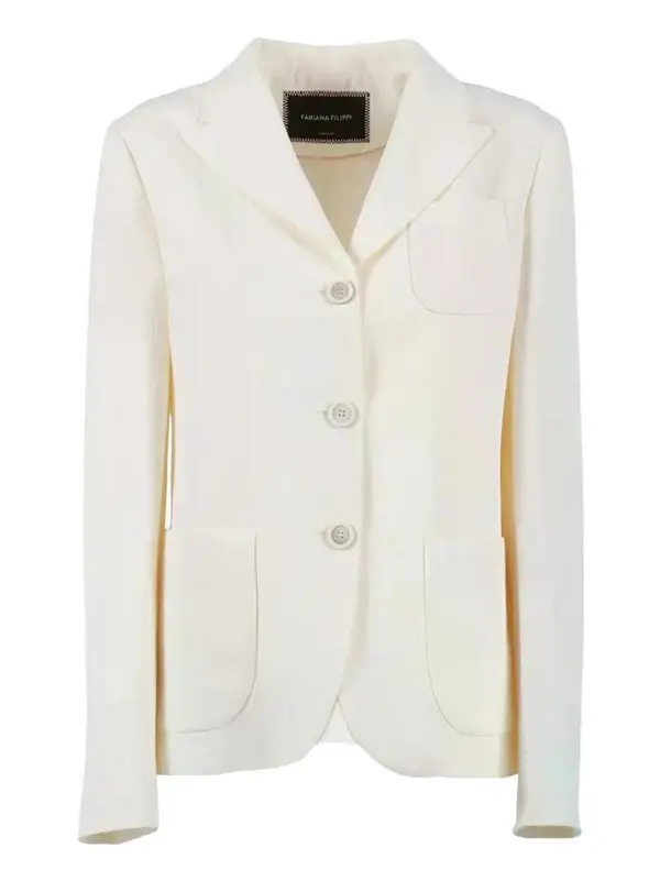 Fabiana Filippi Lapel Pocket Jacket - Neutrals