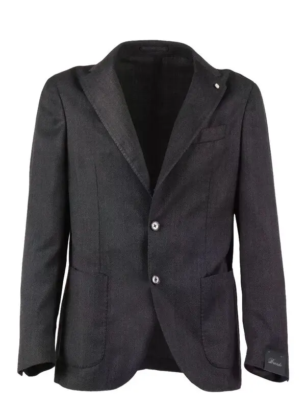BRANDO Peak Lapel Jacket - Grey