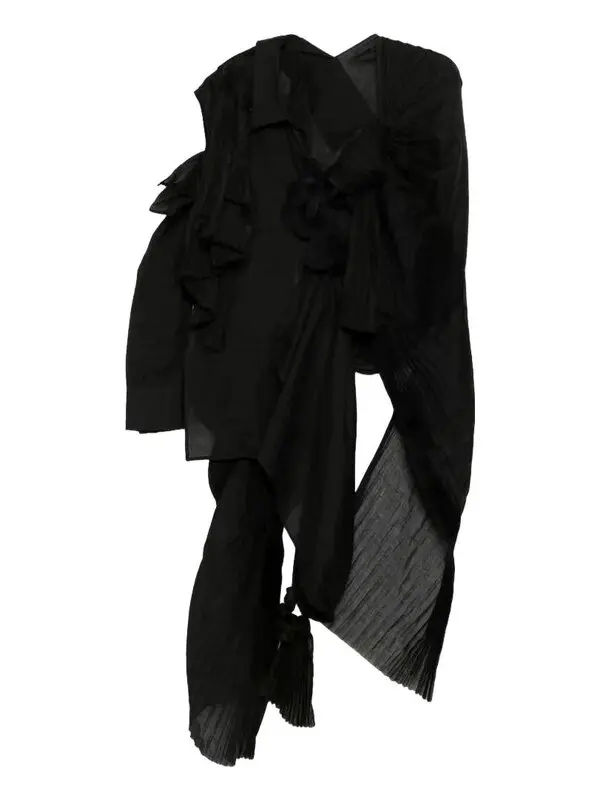 Yohji Yamamoto Asymmetric Top - Black