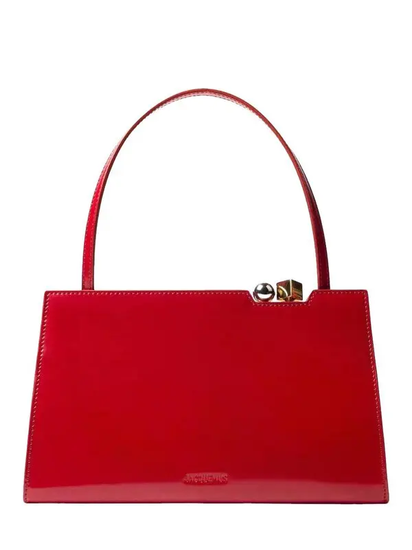 Jacquemus Le Salon Logo-embossed Shoulder Bag - Red