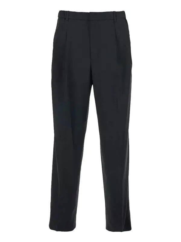 Calvin Klein Pleated Trousers - Black