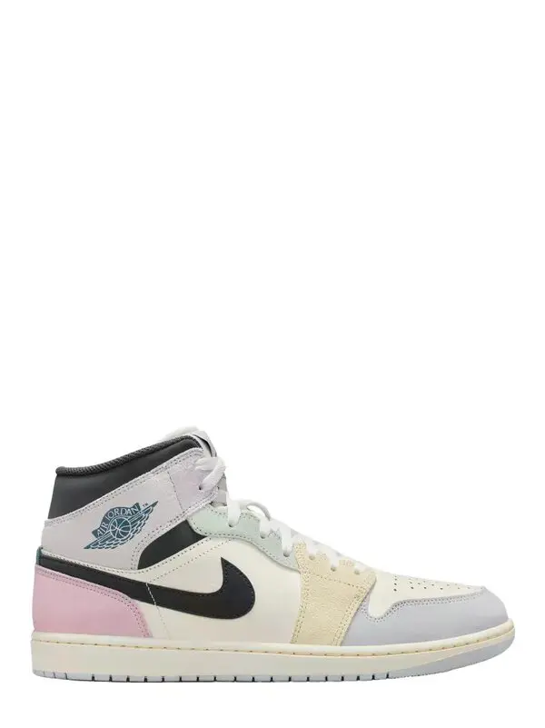 JORDAN Air 1 Mid Lace-up Sneakers - Neutrals