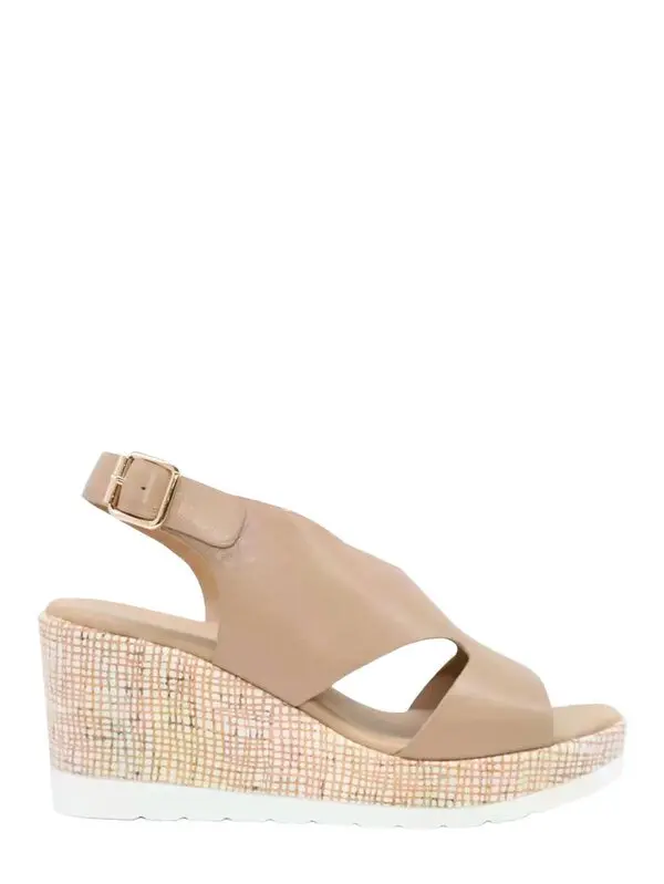 Ron White Dacota Open-toe Wedge Sandals - Neutrals