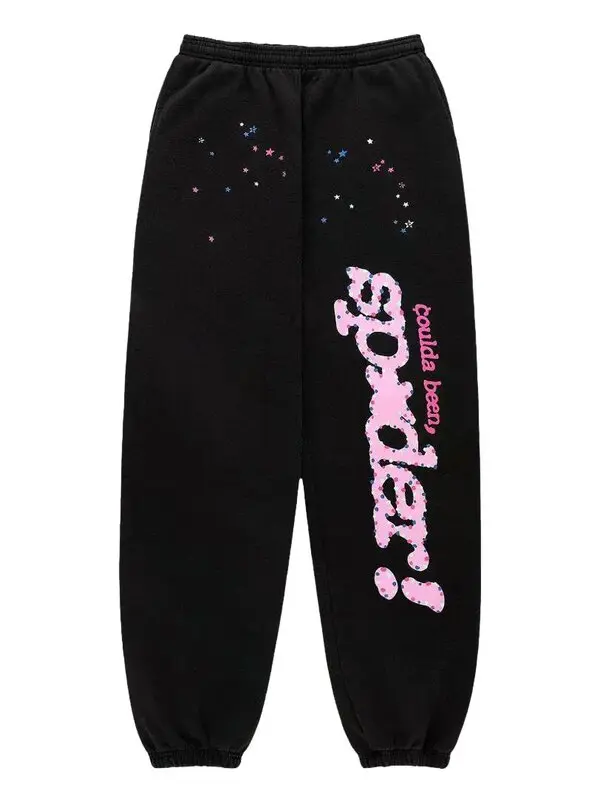 SP5DER X Druski Coulda Track Pants - Black