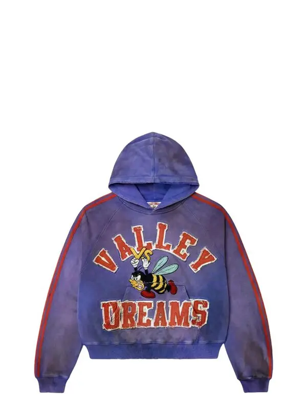 VALE FOREVER Appliqué Hoodie - Purple