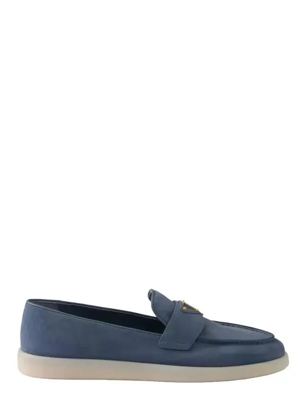 Prada Nubuck Loafers - Blue