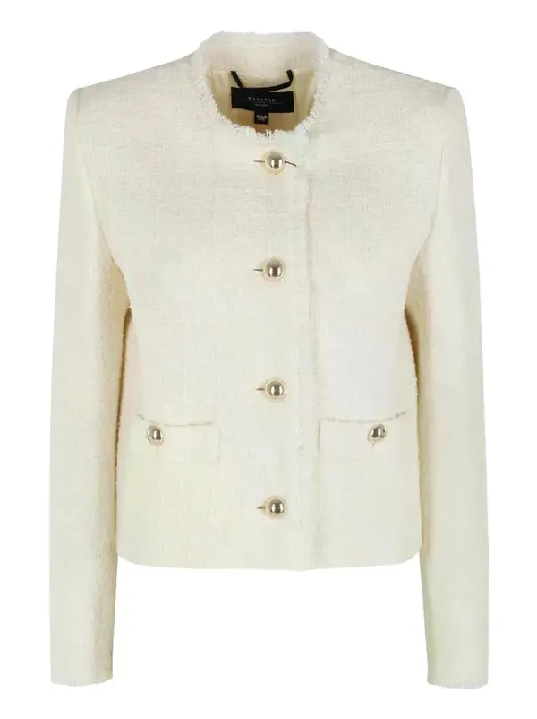 Max Mara Agami Frayed Jacket - Neutrals