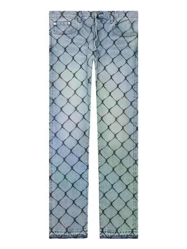 GALLERY DEPT. Cage Patterned Jeans - Blue