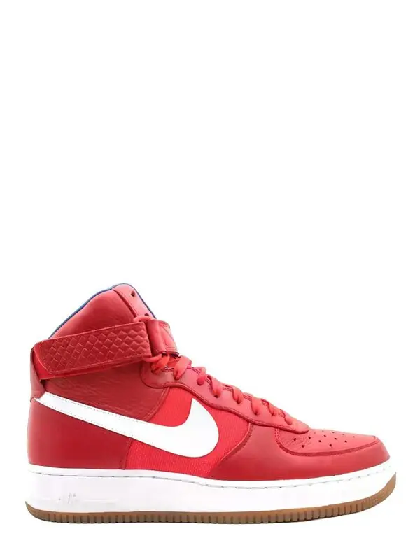 Nike Air Force 1 High Top Sneakers - Red