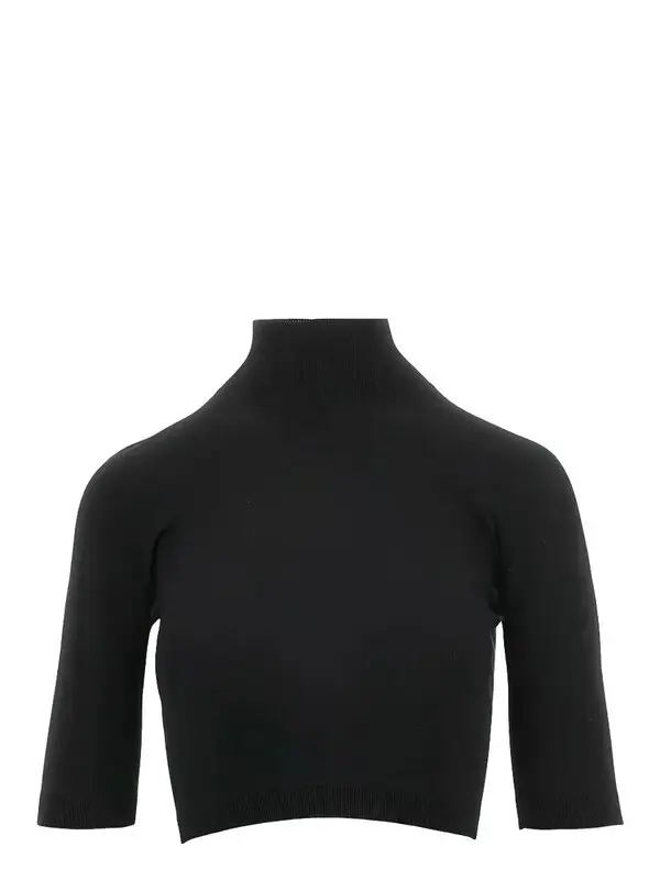 Max Mara Mxscanale Turtleneck Top - Black