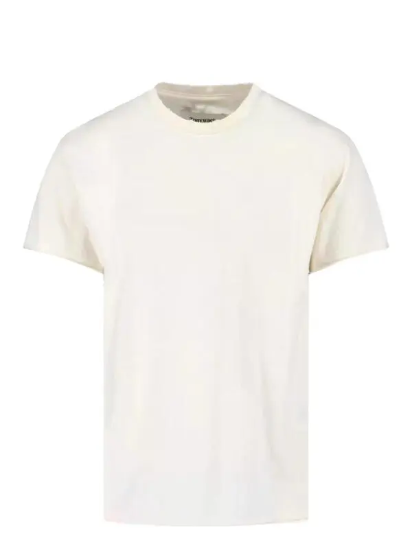 TONYWACK Raw-cut T-shirt - White