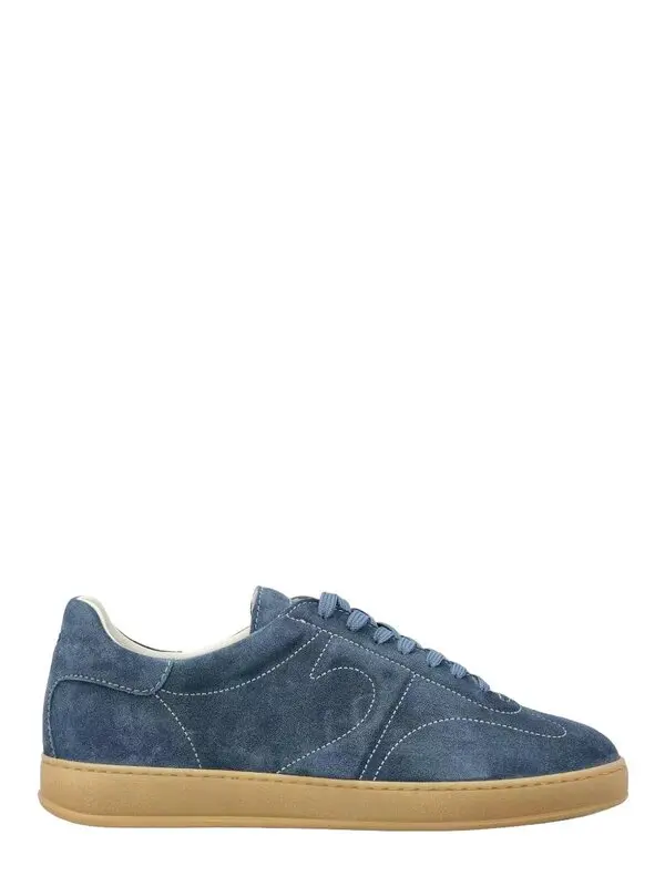 Tagliatore Lace-up Suede Sneakers - Blue