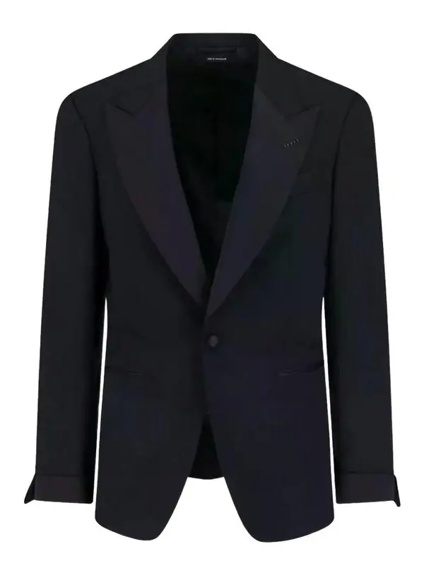 TOM FORD Single-brested Blazer - Black
