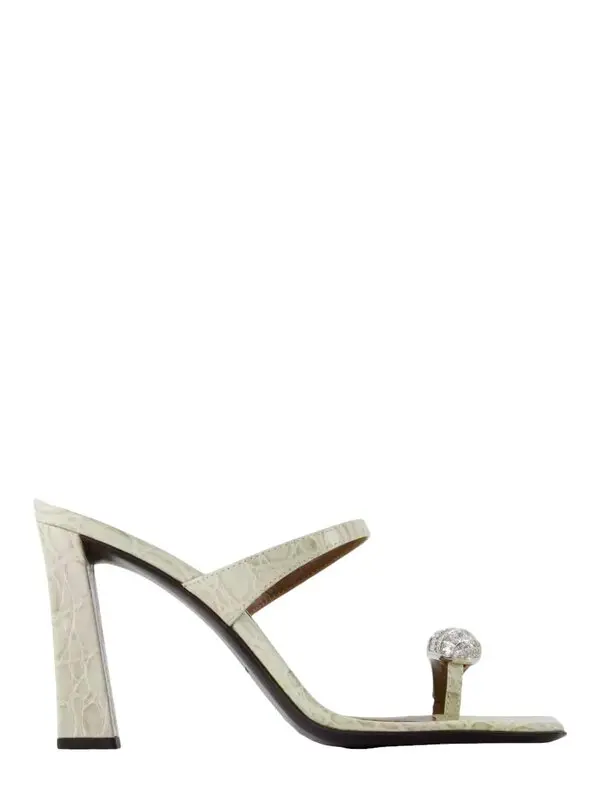 GIUSEPPE ZANOTTI Icon Ring Heeled Sandals - Neutrals