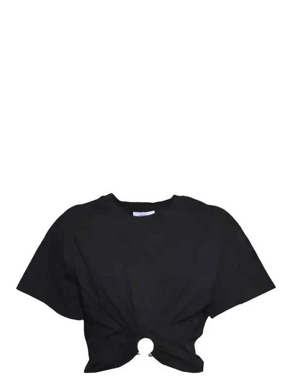 Rabanne Ring Detail T-shirt - Black