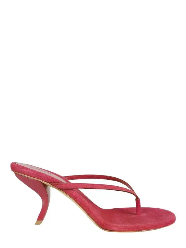 GIABORGHINI Aurorina Leather Sandals - Red