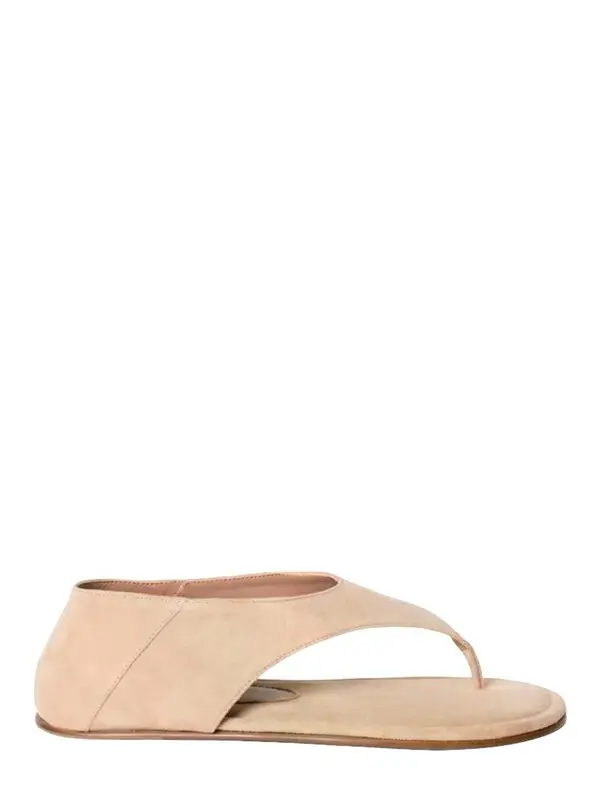 GIABORGHINI Emauelle Flat Sandals - Neutrals