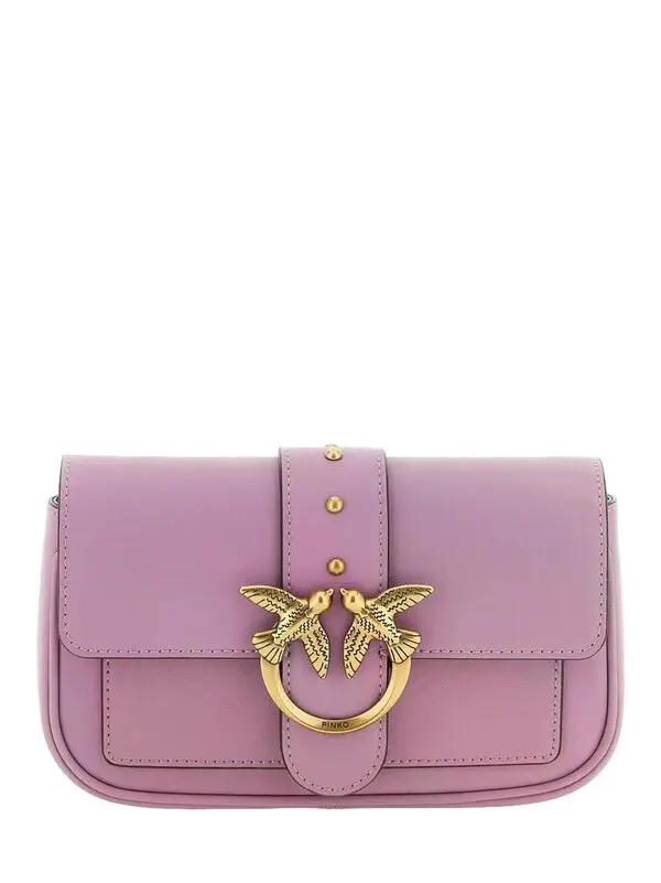 Pinko Love One Crossbody Bag - Pink