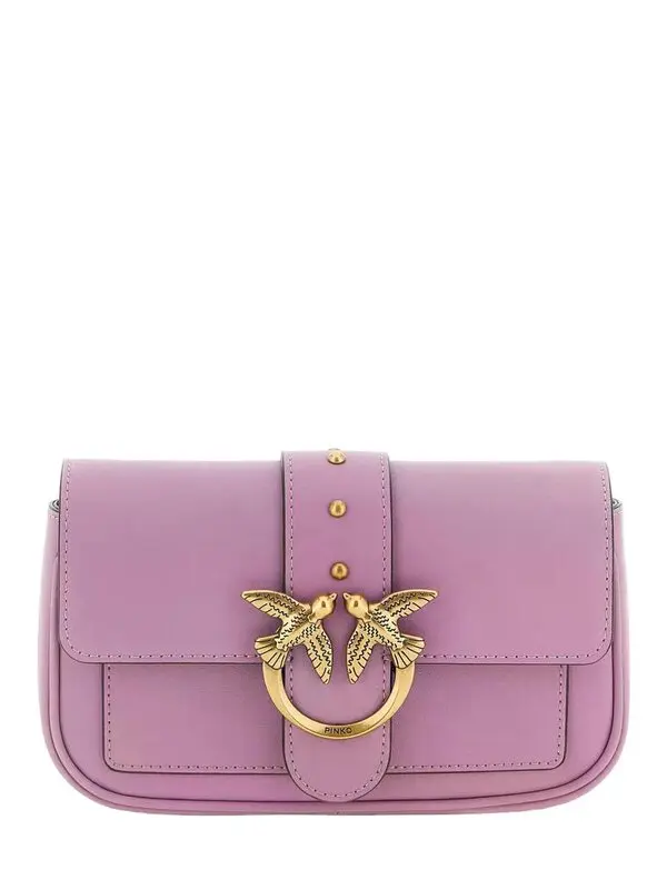 Pinko Love One Crossbody Bag - Pink