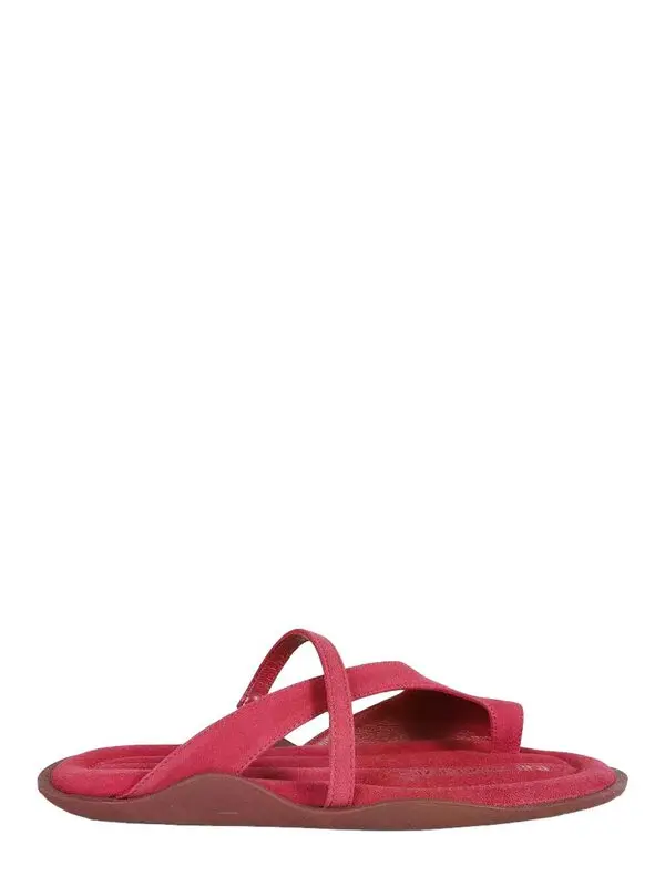 GIABORGHINI Riley Flat Sandals - Red