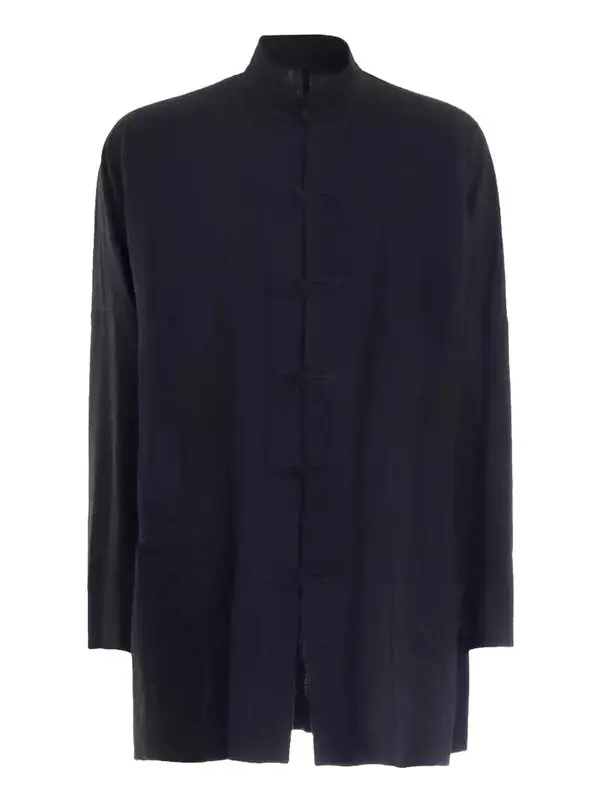 Y’s Knot Button Shirt - Black