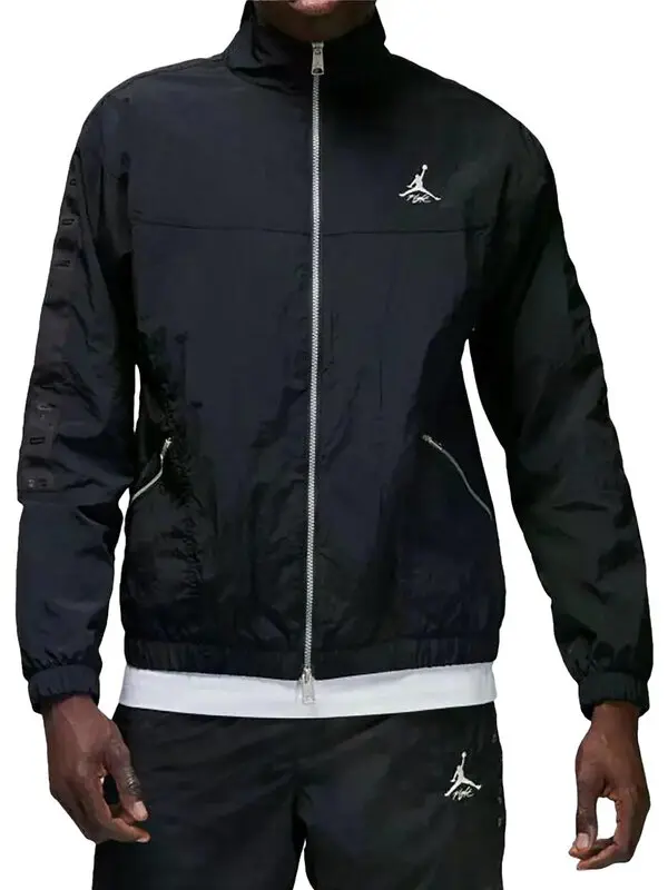 JORDAN Logo-embroidered Jacket - Black