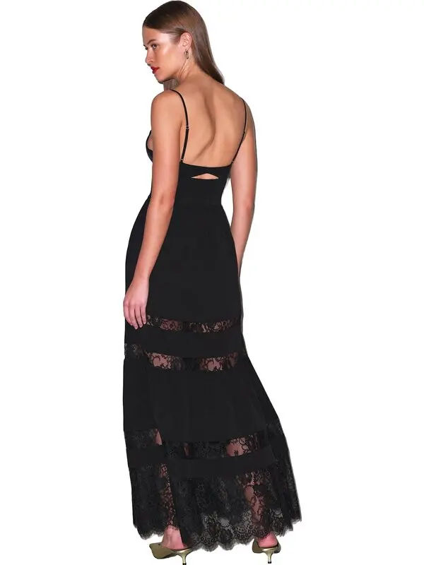 FLEUR DU MAL Adeline Dress - Black