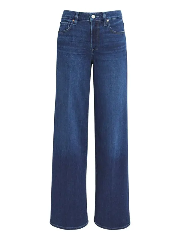 Paige Tatum Wide-leg Jeans - Blue