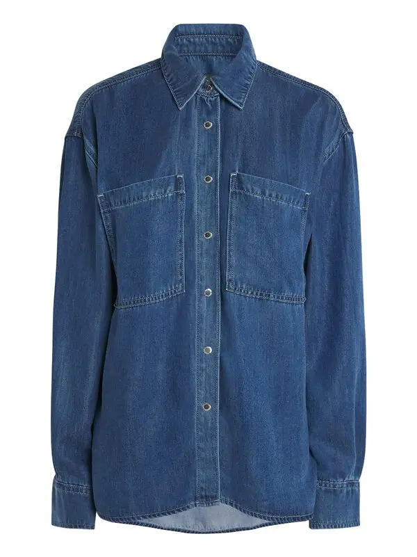 7 For All Mankind Denim Shirt - Blue