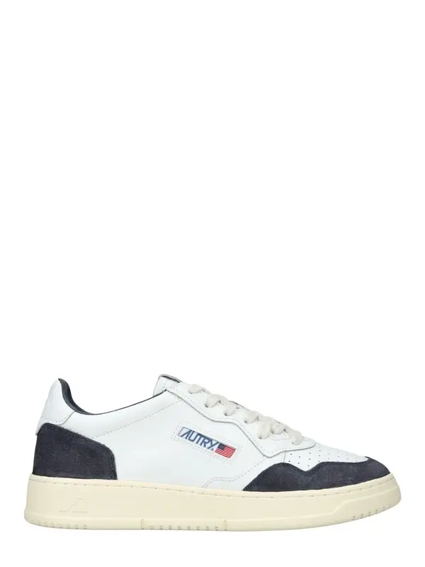 AUTRY Leather And Suede Medalist Sneakers - White