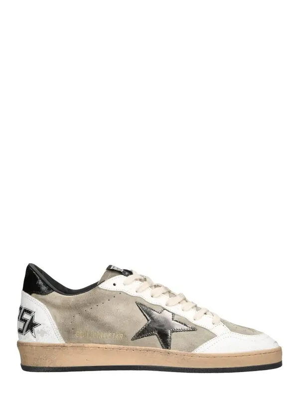 GOLDEN GOOSE Leather Ball Star Sneakers - Grey