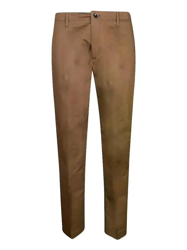 NINE:INTHE:MORNING Chino Trousers - Brown