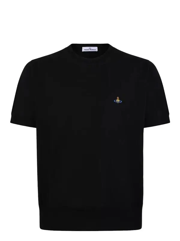 VIVIENNE WESTWOOD Alex Logo T-shirt - Black