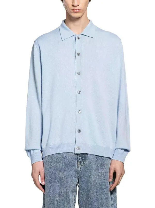 SECOND / LAYER Frankie Button-down Cardigan - Blue