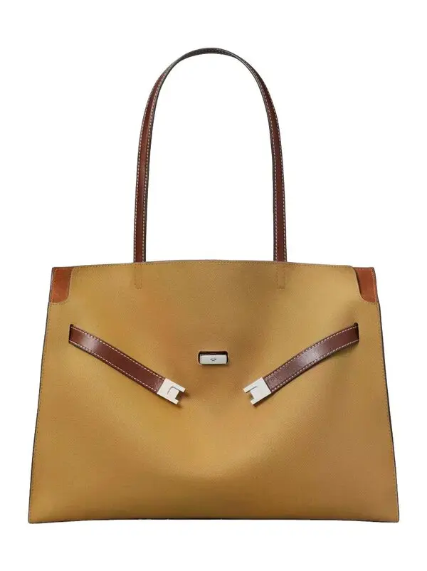 Tory Burch Lee Radziwill Canvas Tote - Neutrals