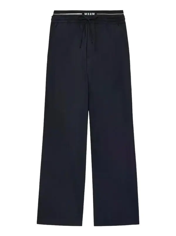 MSGM Drawstring Track Pants - Blue