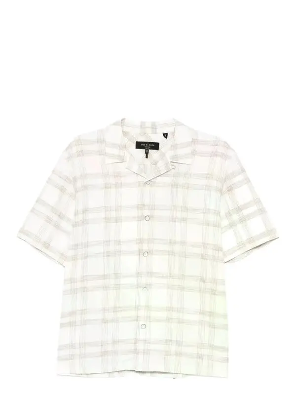 Rag & Bone Plaid Shirt - Neutrals