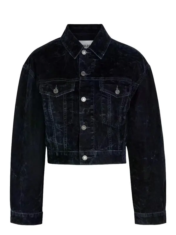 AGOLDE Buttoned Flap-pocket Jacket - Blue