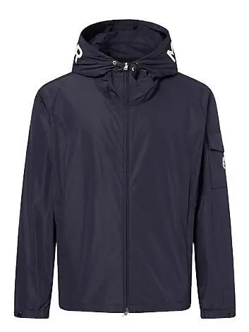 Moncler Sassiere Hooded Shell Jacket - Dark Blue