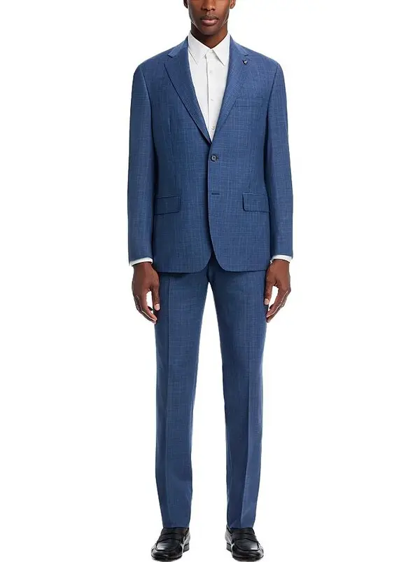 Hart Schaffner Marx Classic Fit Micro Tonal Suit - Blue
