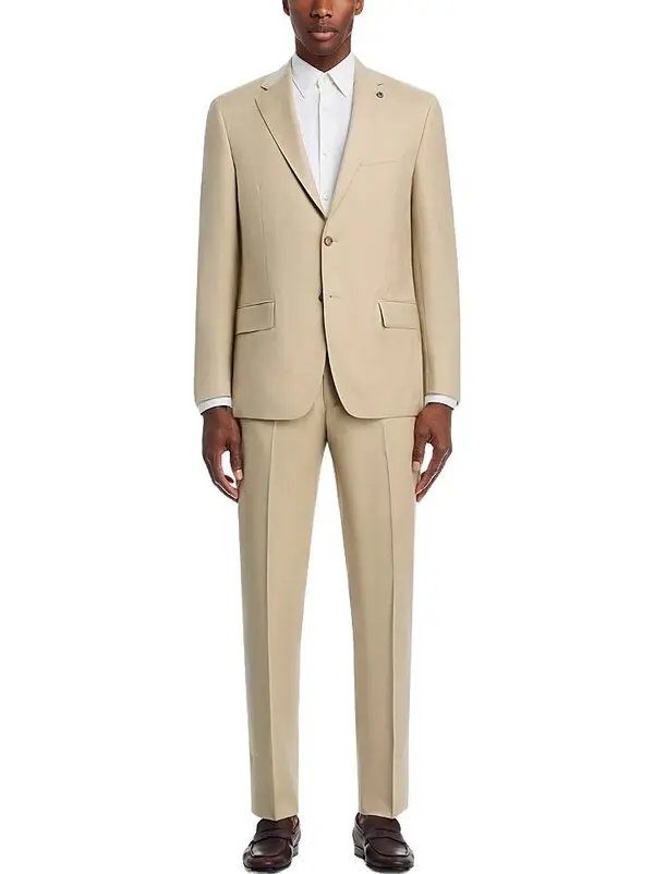 Hart Schaffner Marx Classic Fit Sharkskin Suit - Tan