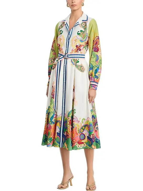Elie Tahari The Ester Dress - Celestial Paisley