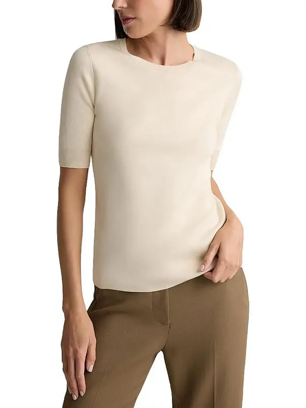 St. John Knit Top - Ecru