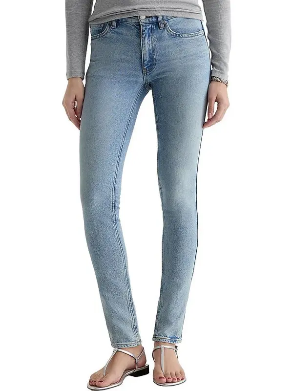 Ag Quinn Low-rise Skinny Jeans - Angelic